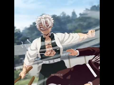 Sanemi Vs Tanjiro 💀🥶 | Sanemi's Training 💪 | #demonslayer #anime #kny #kimetsunoyaiba #sanemi