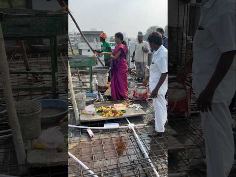 Roof pooja | kabalam pooja #kabala #gbc #home #trending #house #housedesig #kitchen #hometour #vastu