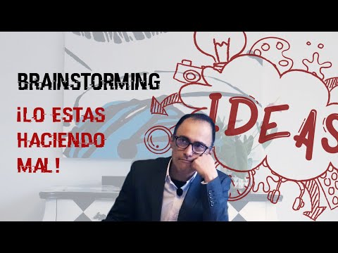 BRAINSTORMING ¡Lo estás haciendo mal! 5 trucos para lluvias de ideas geniales. Y un nuevo juego!