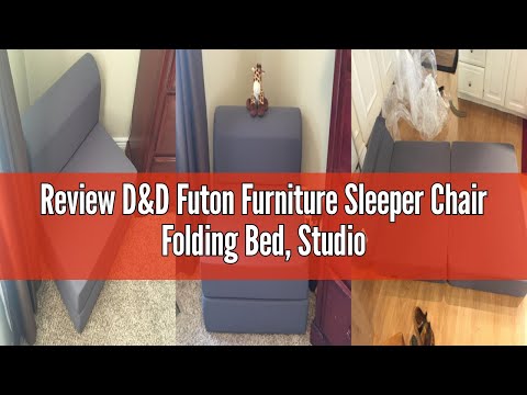 Review D&D Futon Furniture Sleeper Chair Folding Bed, Studio Sofa Guest Folded Mattress, High Densit