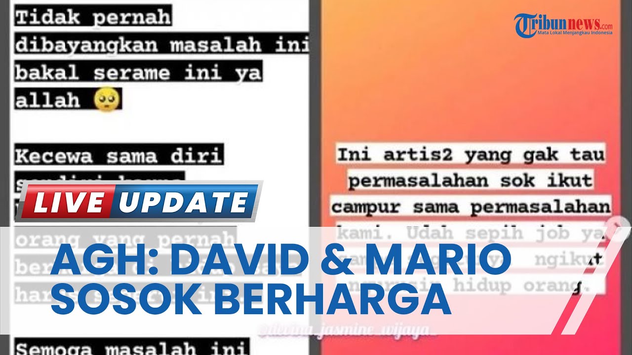 AGH Sebut David dan Mario Dandy Sosok Berharga, Ngaku Ceroboh dan ...