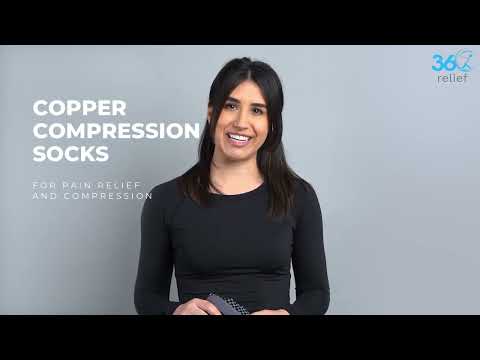 Copper-Infused Compression Socks for Active Lifestyle and Conditions like DVT, and Varicose Veins