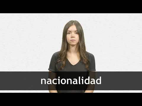 How to pronounce NACIONALIDAD in European Spanish