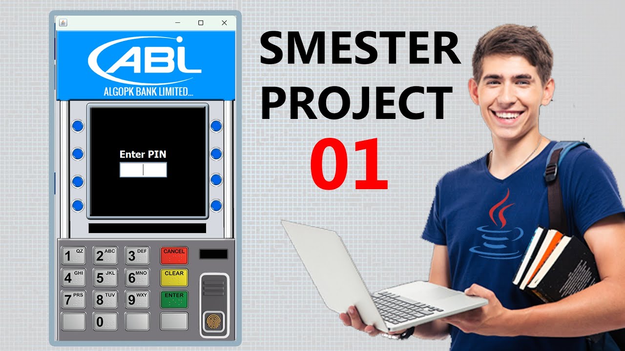 ATM Machine Simulator in Java: GUI, File Handling & Data Structures | Beginner Java Project Tutorial