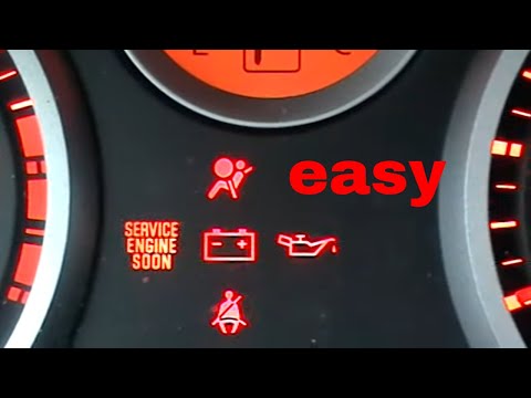 How to Reset the Air Bag Warning Light on a Nissan. NO TOOLS required EASY