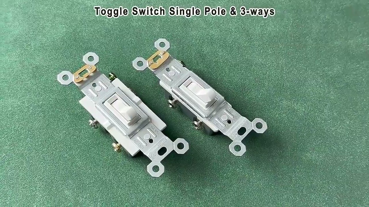 15 Amp Single Pole Toggle Light Switch | UL Listed Showcase | ShengYu
