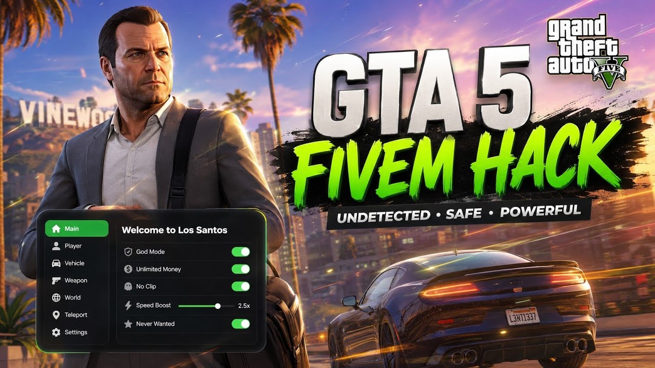 FiveM Mod Menu 2026 - Aimbot + ESP + Lua Executor - Undetected Hack PC