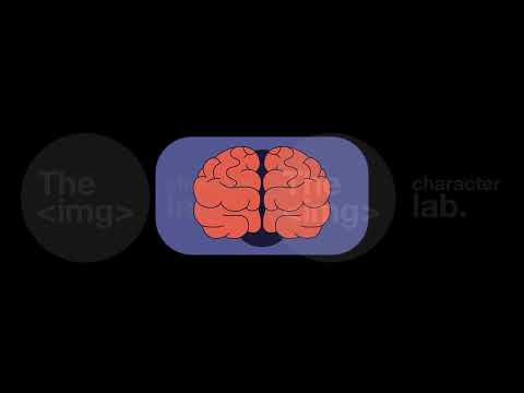 Brain fog syndrome line 2D object animation