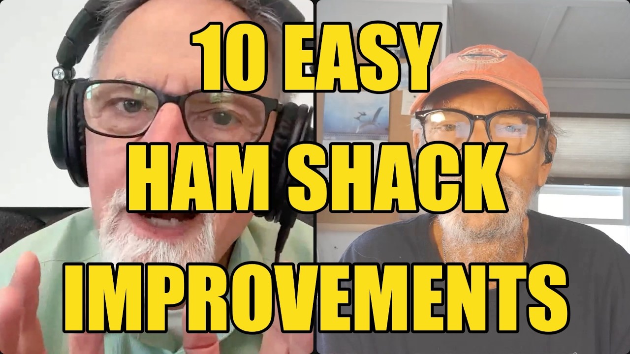 10 EASY Ham Radio Shack Improvements