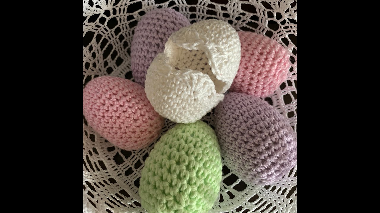 How to Crochet Eggs for an Easter Basket