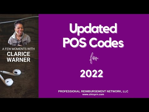 Place of Service Codes 2022