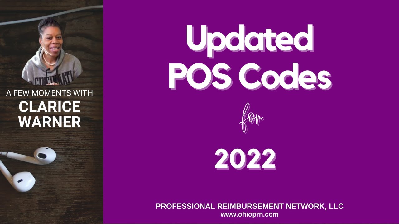 Place of Service Codes 2022