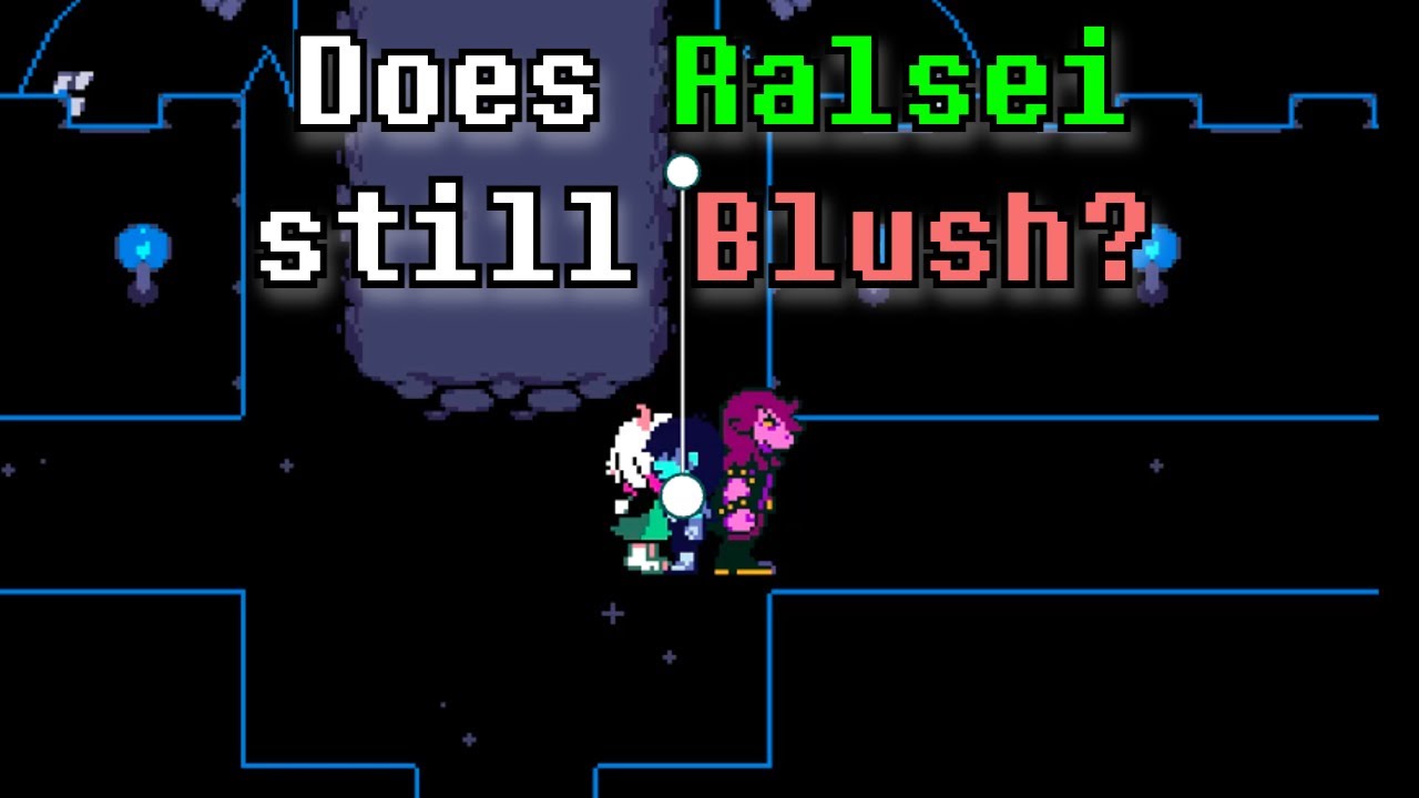 Does Ralsei still Blush in Chapter 2?