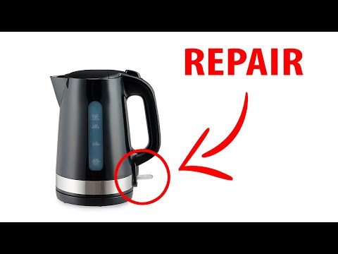 🛠 Repair Broken Button of Electric Tea Kettle. Switch fault. Dunelm Kettle