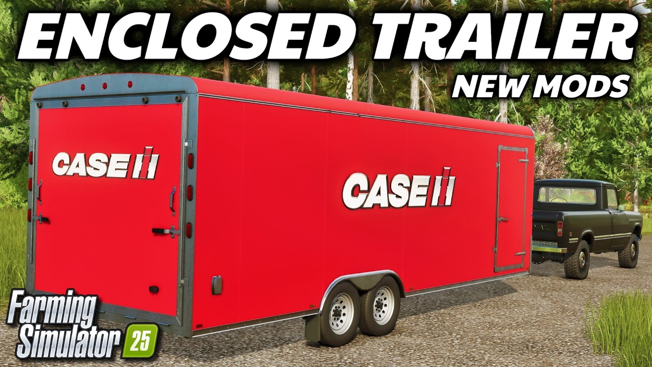 New Mods - Enclosed Trailer, All-In-One Production, 2 New Maps, & More! | FS25