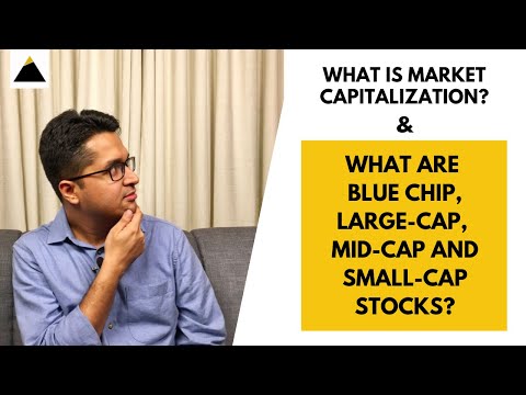 What is market capitalization, blue chip, large cap, mid cap & small cap stocks | Manish Ahuja