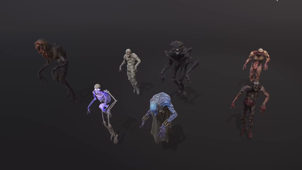 MONSTERS SERIES BUNDLE - Mecanim test