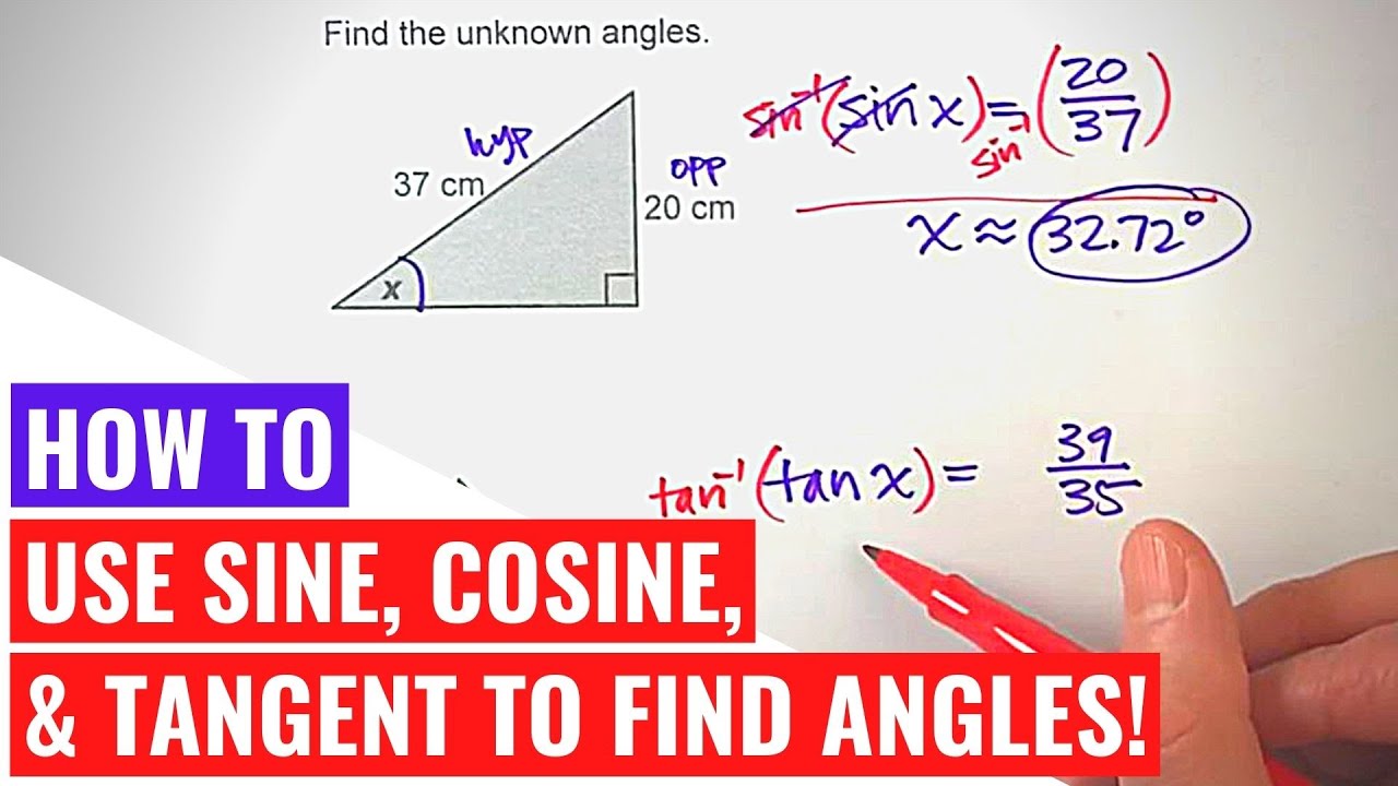 Using Trigonometry to Find Angles