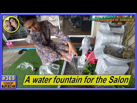 A water fountain for the Salon