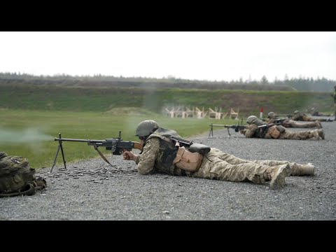 The Czech Army helps to train Ukrainian soldiers in Czechia