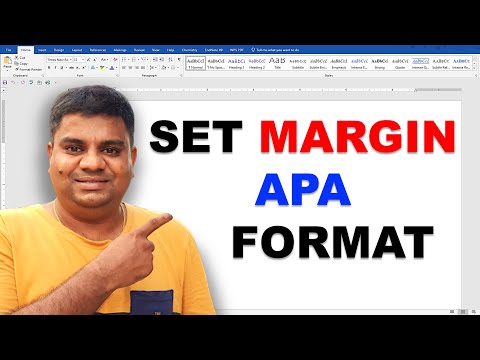 How to Set Margins - For APA Format