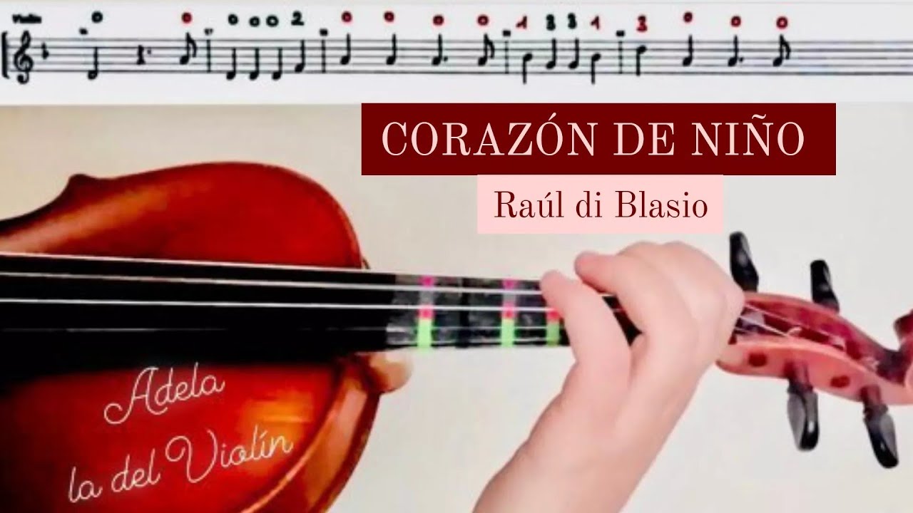 CORAZÓN DE NIÑO, Raúl di Blasio (PARTITURA + AUDIO)