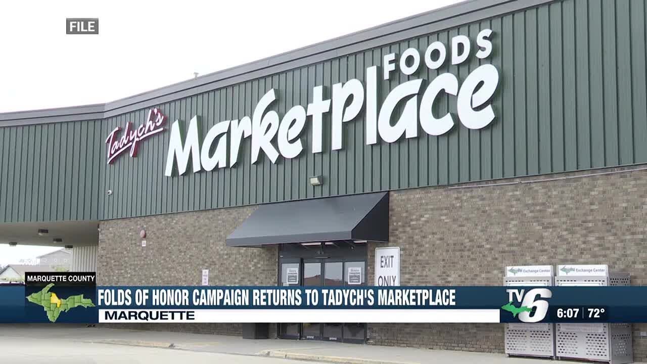 Folds of Honor Campaign returns to Marquette Tadych's Marketplace