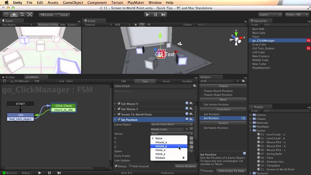 Screen to World Point