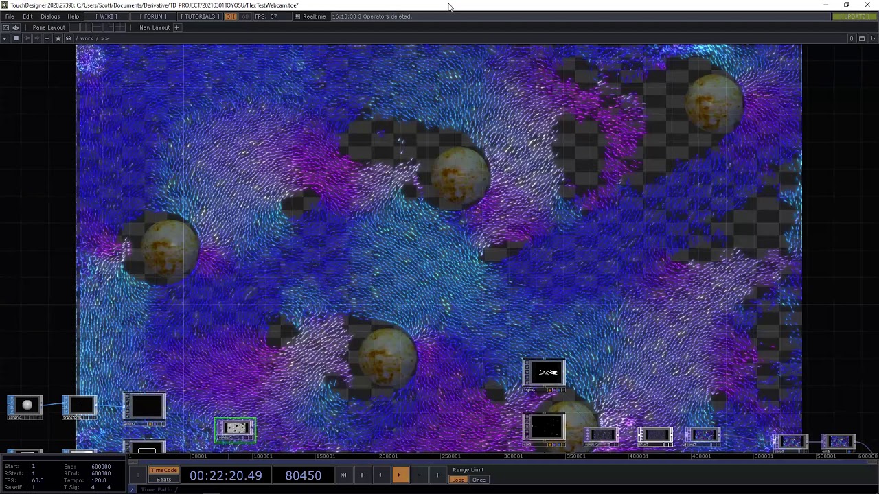 Fluid simulation with NVIDIA Flex in TouchDesigner