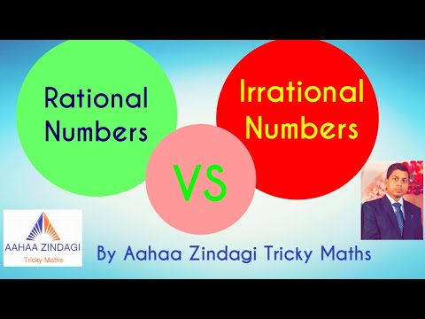 Rational Numbers vs Irrational Numbers in English for SSC CGL / NTPC / CHSL / UPTET / STETs