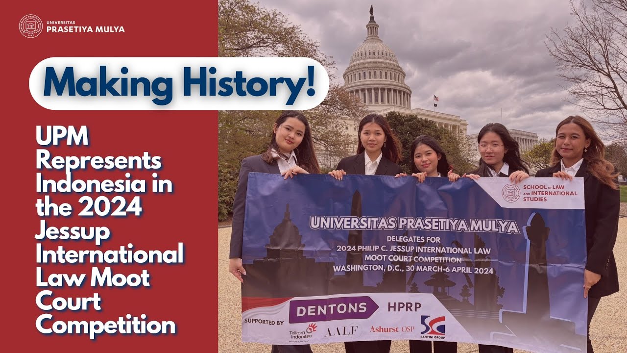 Making History! UPM Represents Indonesia in the Jessup International Law Moot Court Competition 🇮🇩🌍