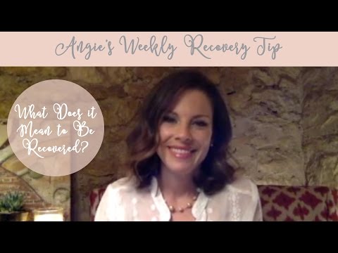 What Does it Mean to Be Recovered?