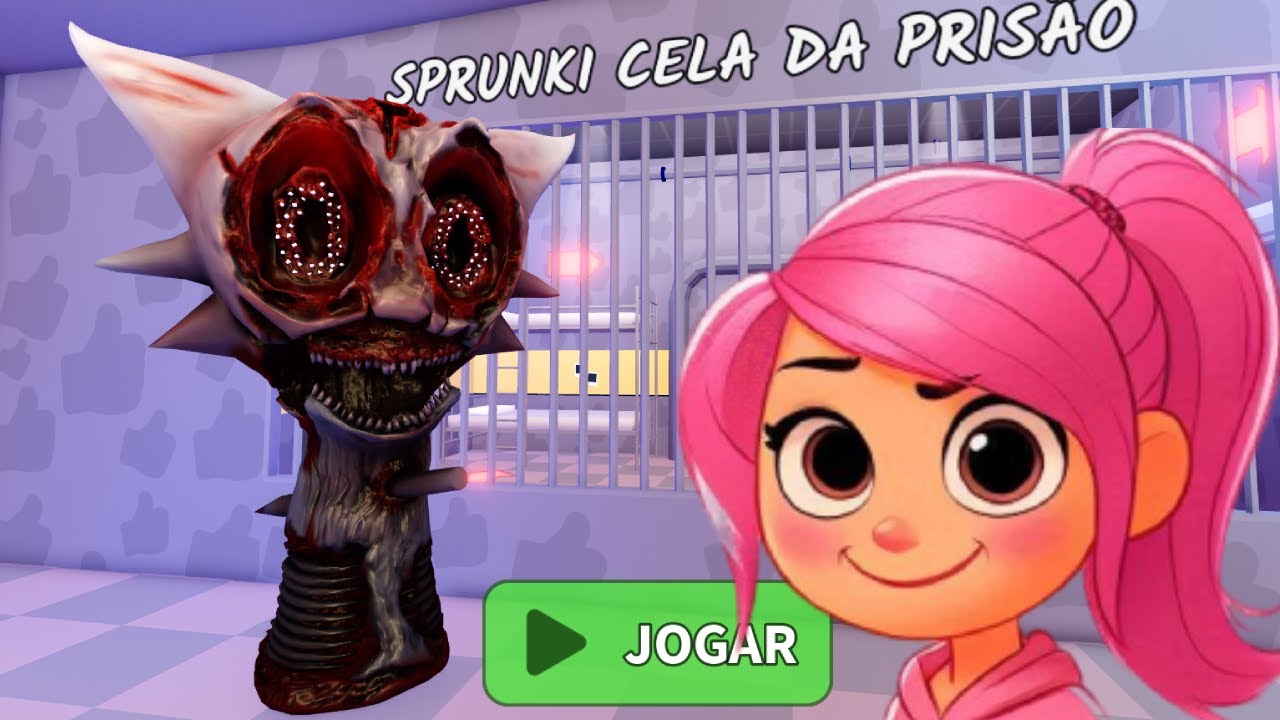 SPRUNKI HORROR INVADIU A PRISÃO do POLICIAL do BARRY