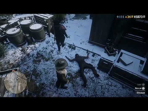 Red Dead Redemption 2 using a GTA SA death animation.