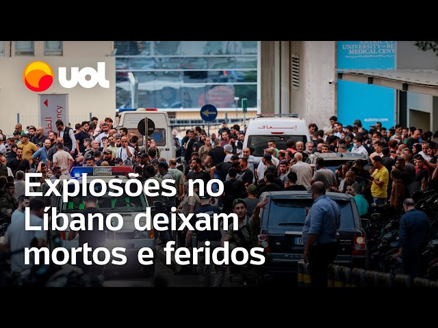 Vídeos mostram explosões de pagers que deixaram mortos no Líbano