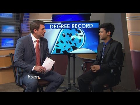 Texas student earns 8 associate degrees while in high school.