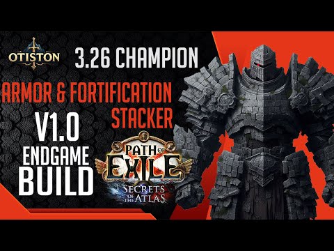 Champion foritification armor stacker Poe 3.26 First build update