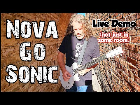 Nova Go Sonic Guitar, at a REAL Gig!! - Can It Gig? Find Out!