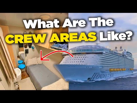 A look at the secret crew-only areas on cruise ships