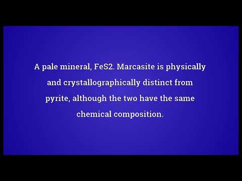 Marcasite Meaning | Wordogram