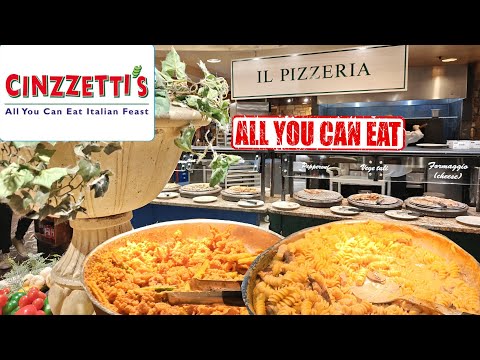 $22.99 for Unlimited Italian Feast including Fresh Pasta, Calamari, Oven Pizza & More @ Cinzetti’s 🍕