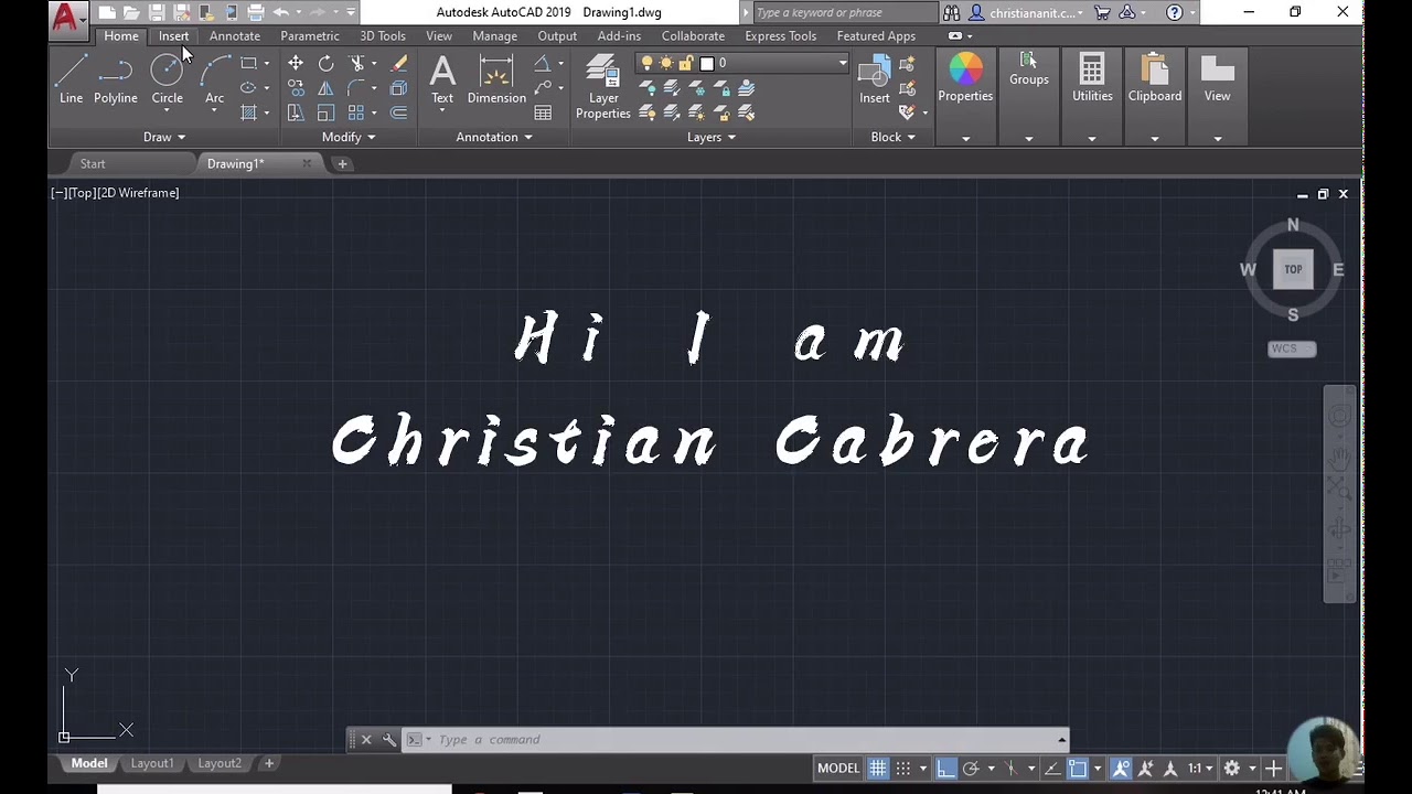 Activity 2 in CAD by Christian Cabrera