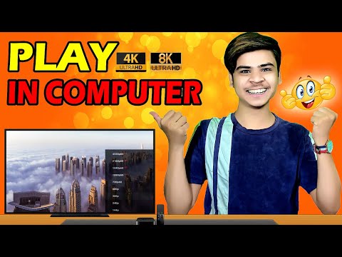 [Hindi] How to Play 2K,4K,8K Video in Computer Or Laptop? Easy tutorial 🔥