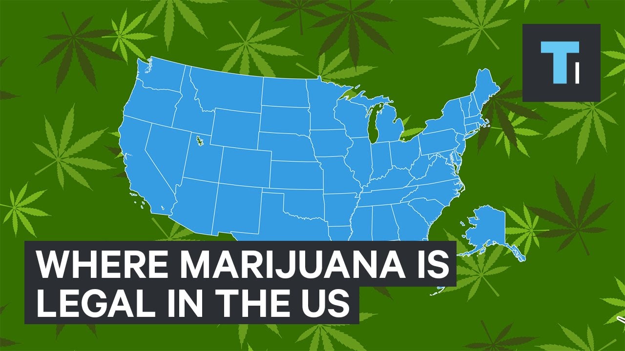 Where Marijuana Is Legal In The US