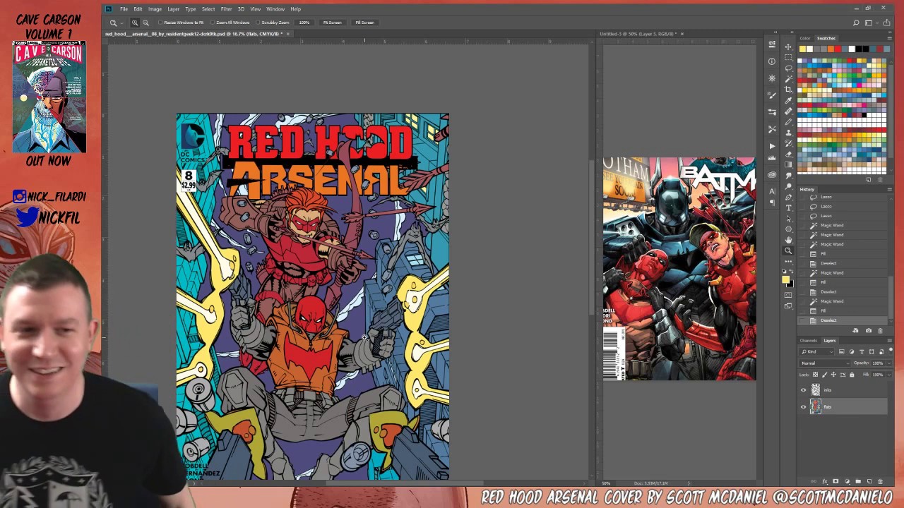 Arsenal & The red hood cover by Scott McDaniel PART 1