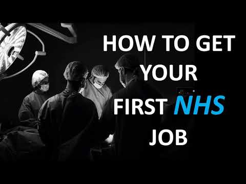 How to get your first NHS job
