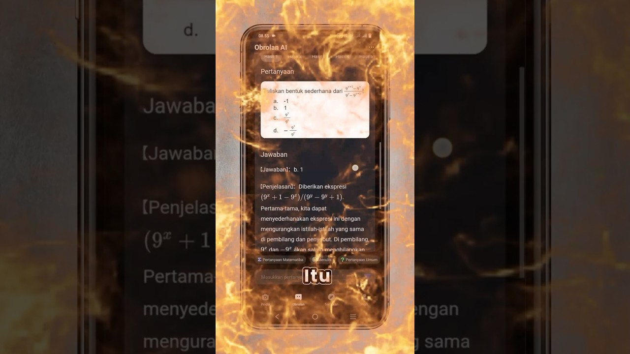 Menjawab Soal Matematika dengan AI #soalmatematika #soalmatematikasma #soalmatematikasmp #jawabsoal