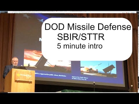 Missile Defense Agency SBIR (DOD SBIR) Startup Grants