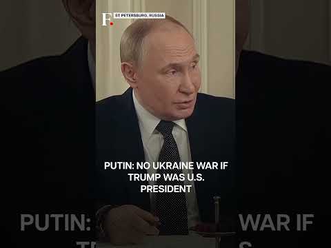 Putin Says Ukraine War Wouldn't Have Happened Under Trump | Subscribe to Firstpost | N18G