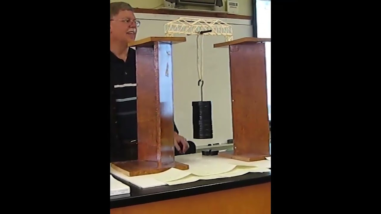Toothpick bridge... will it break?